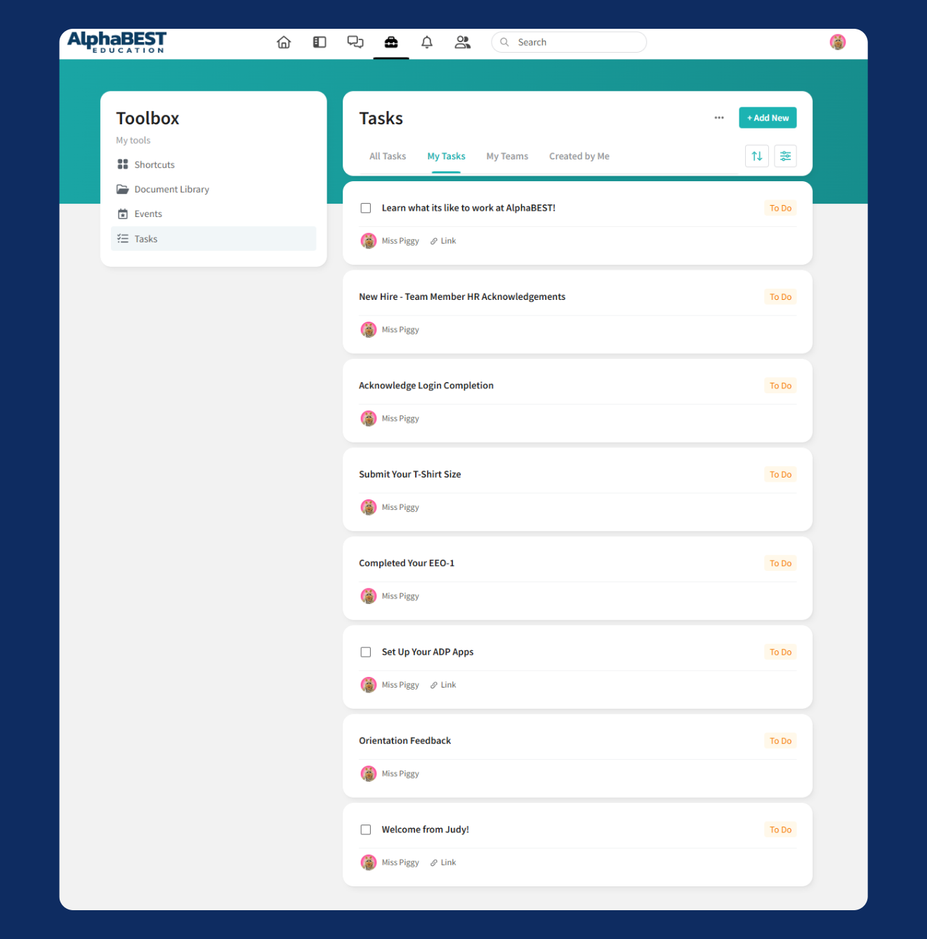 New Hire Onboarding Human Resources: ADP & AB Pulse